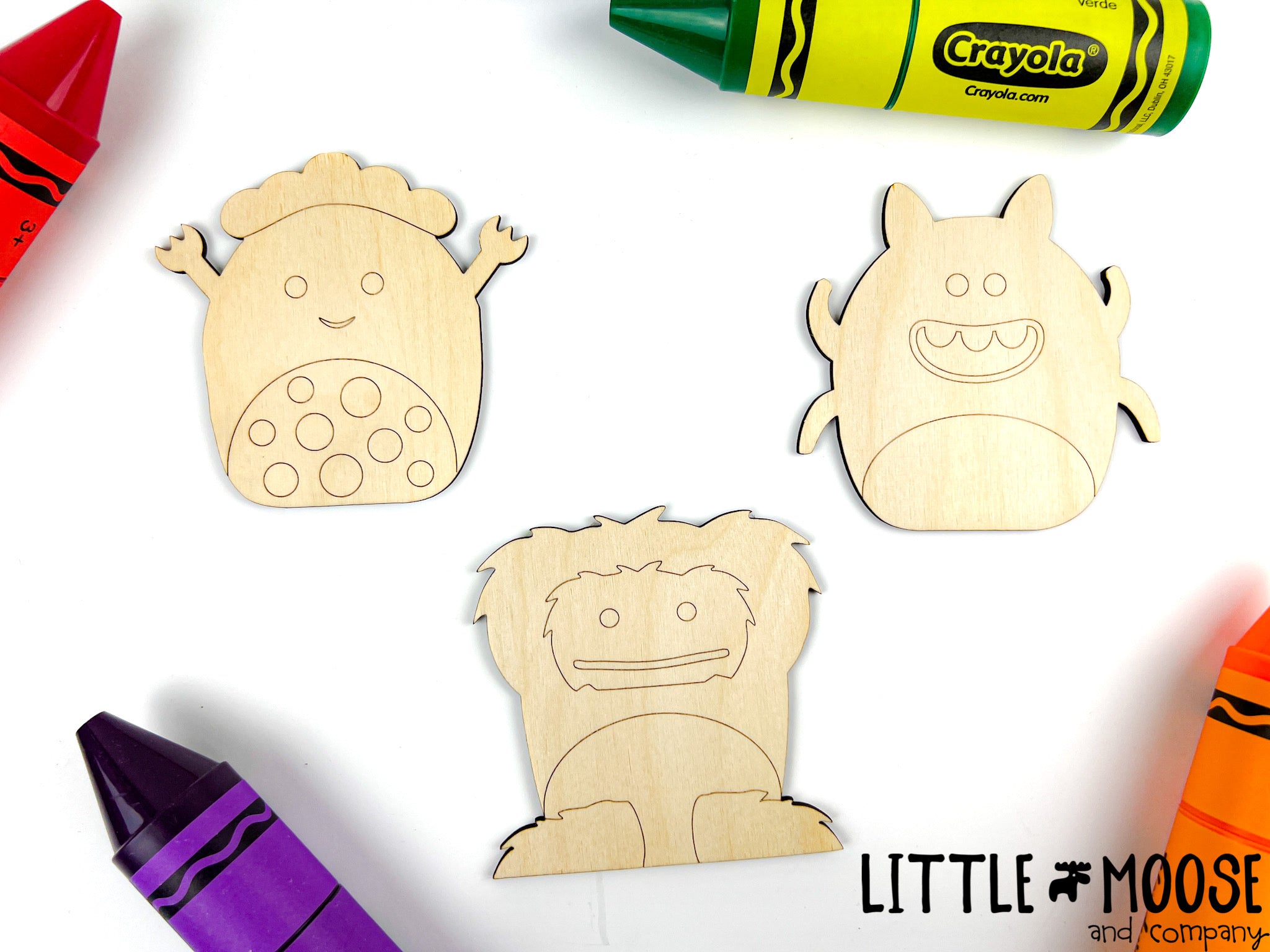 Color Me Kit - Squishy Friends - Monsters – Little Moose and Company